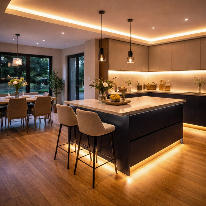 COB LED Strip Lights - Extra Long COB Strip up to 50m Run – ATOM LED