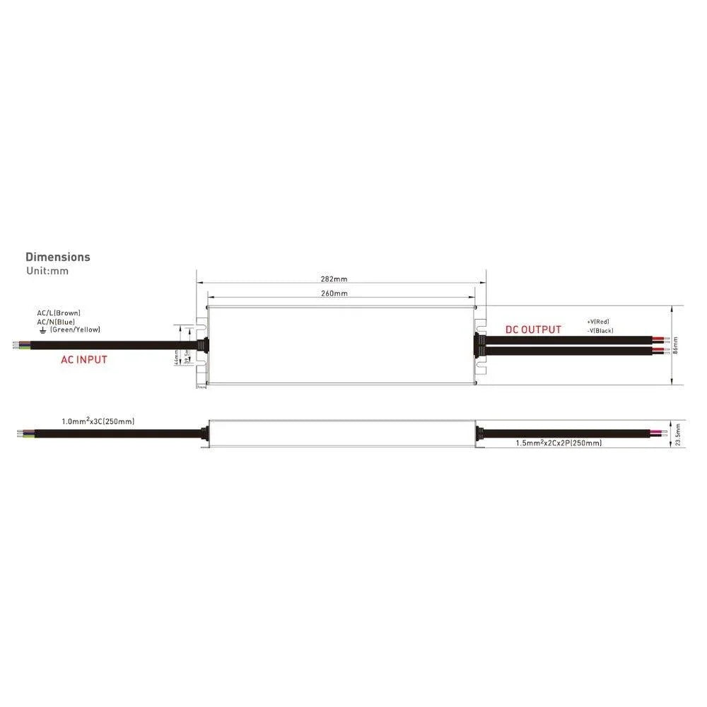 24V 100W - 500W LED Power Supply Driver IP67 Waterproof – ATOM LED
