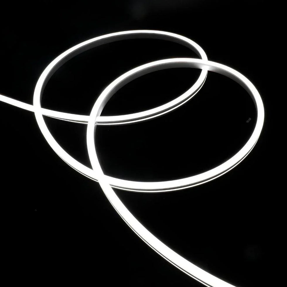 Cool White Neon Flex 6000K 24V 6x12mm IP67 Free Cut – ATOM LED