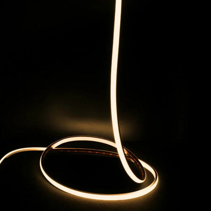 Warm White 3000K COB LED Strip 220V 240V 288 LEDs/m IP65 UK Plug – ATOM LED