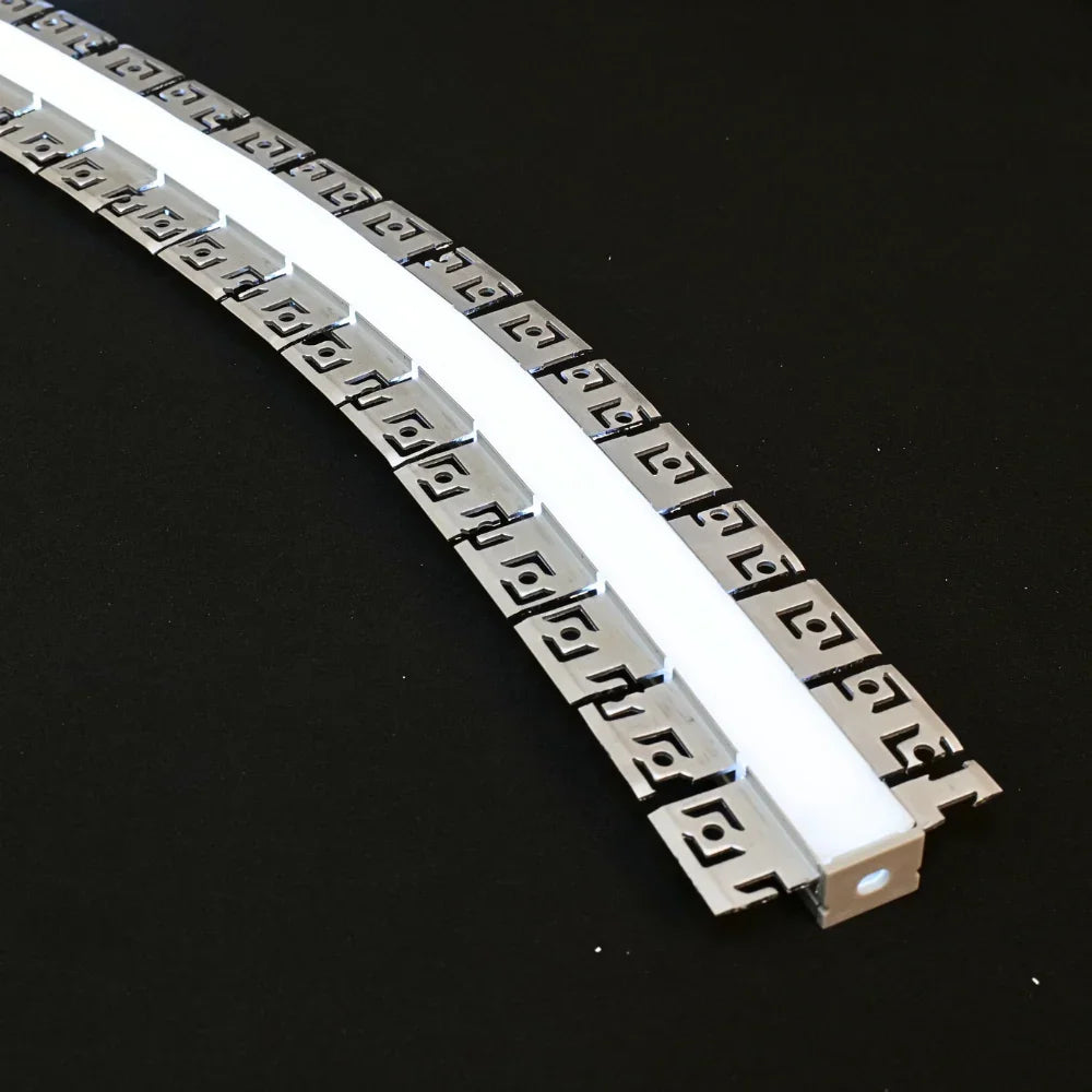 Bendable Plaster in Aluminium Profile for LED Strip 2m, 3m Recessed ...