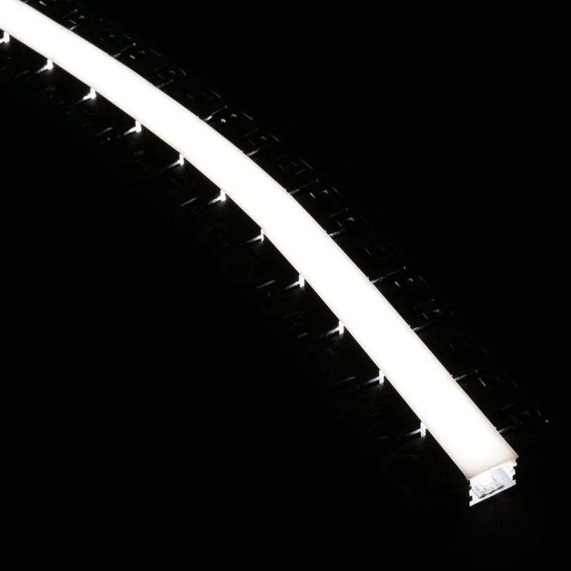 Bendable Plaster in Aluminium Profile for LED Strip 2m, 3m Recessed ...