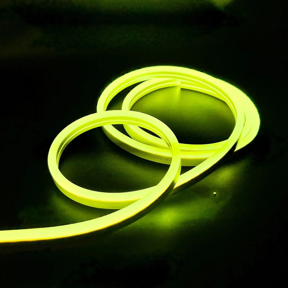 RGB Neon Flex Rope Light 24V 8x18mm IP65 Waterproof 10m Kit - ATOM LED