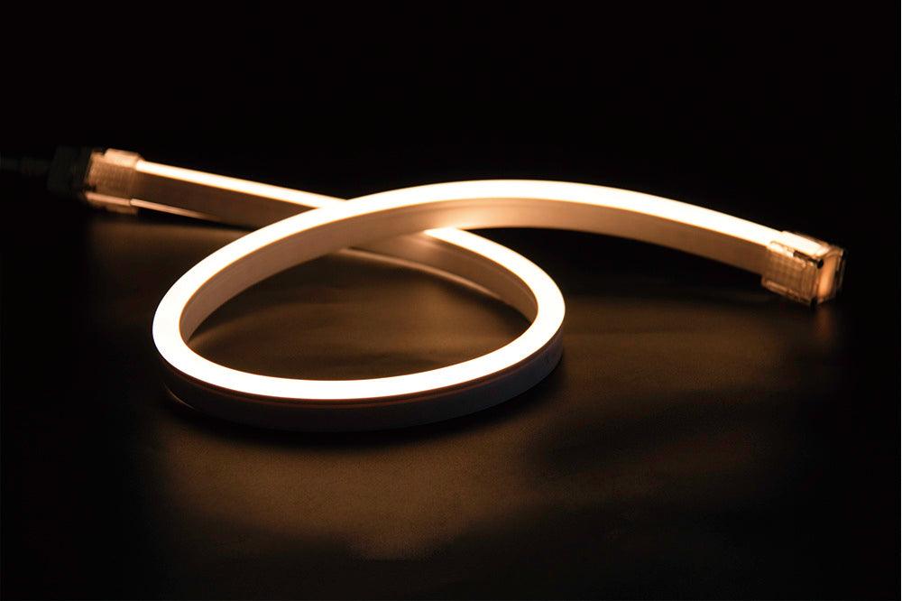 Warm White Neon Flex 3000K 24V IP68 Waterproof 10x20 LED Neon Flex Onl ...