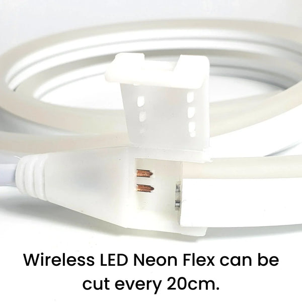 Warm White LED Neon Flex Wireless 8x16mm 120LEDs/m 220V 240V IP67 Wate ...